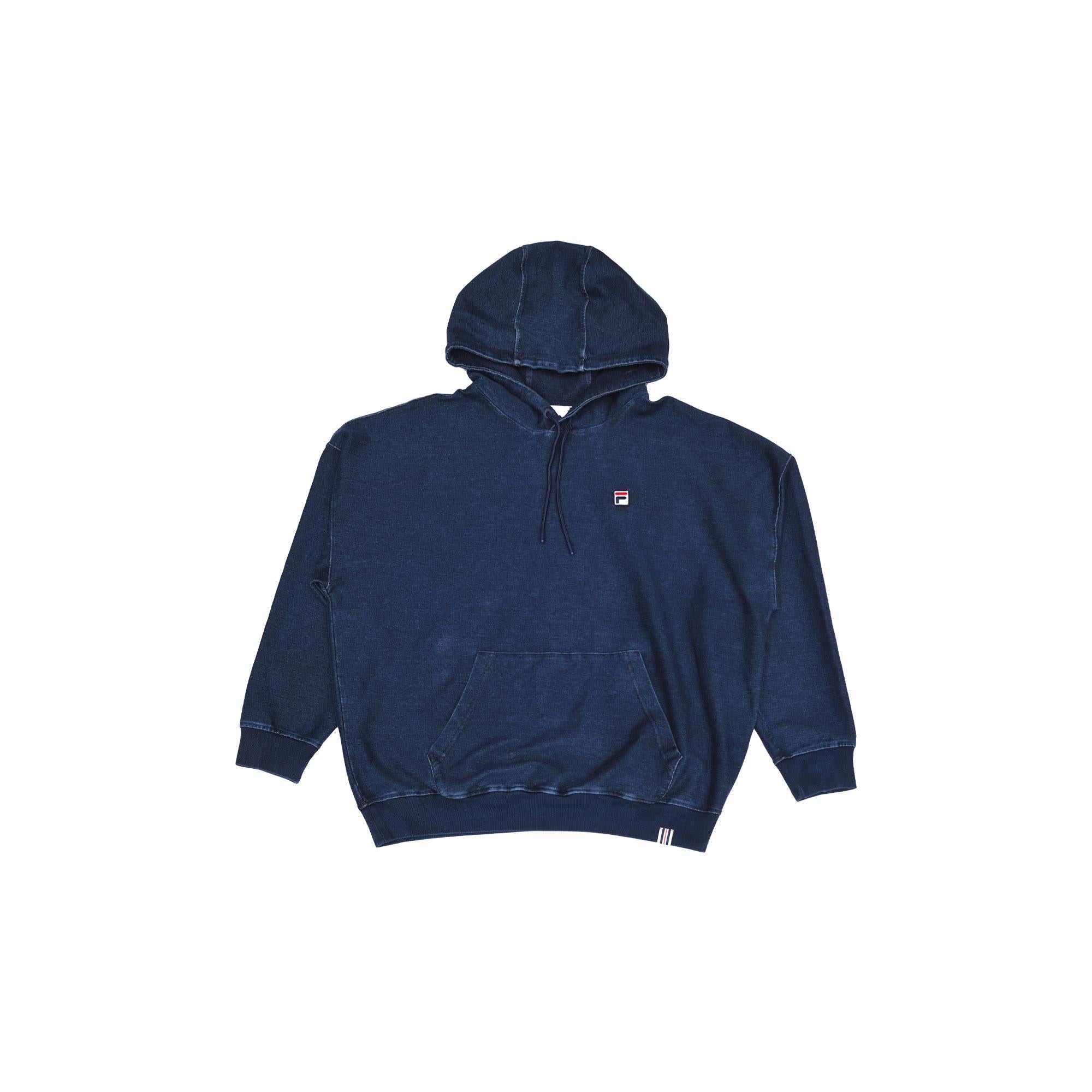 Fila Denim Research Hoodie Indigo Blue – Hush Life Boutique