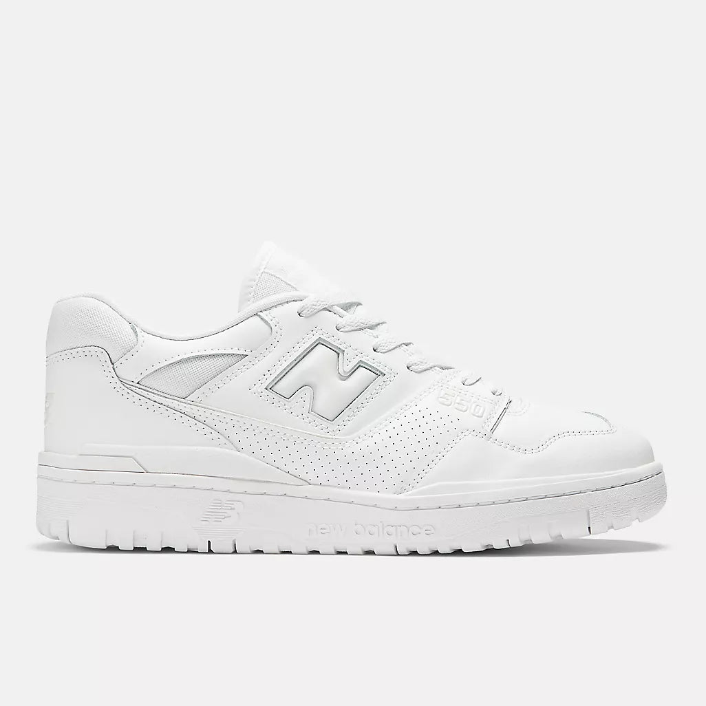 UNISEX NEW BALANCE B550 "WHITE / WHITE" – Hush Life Boutique